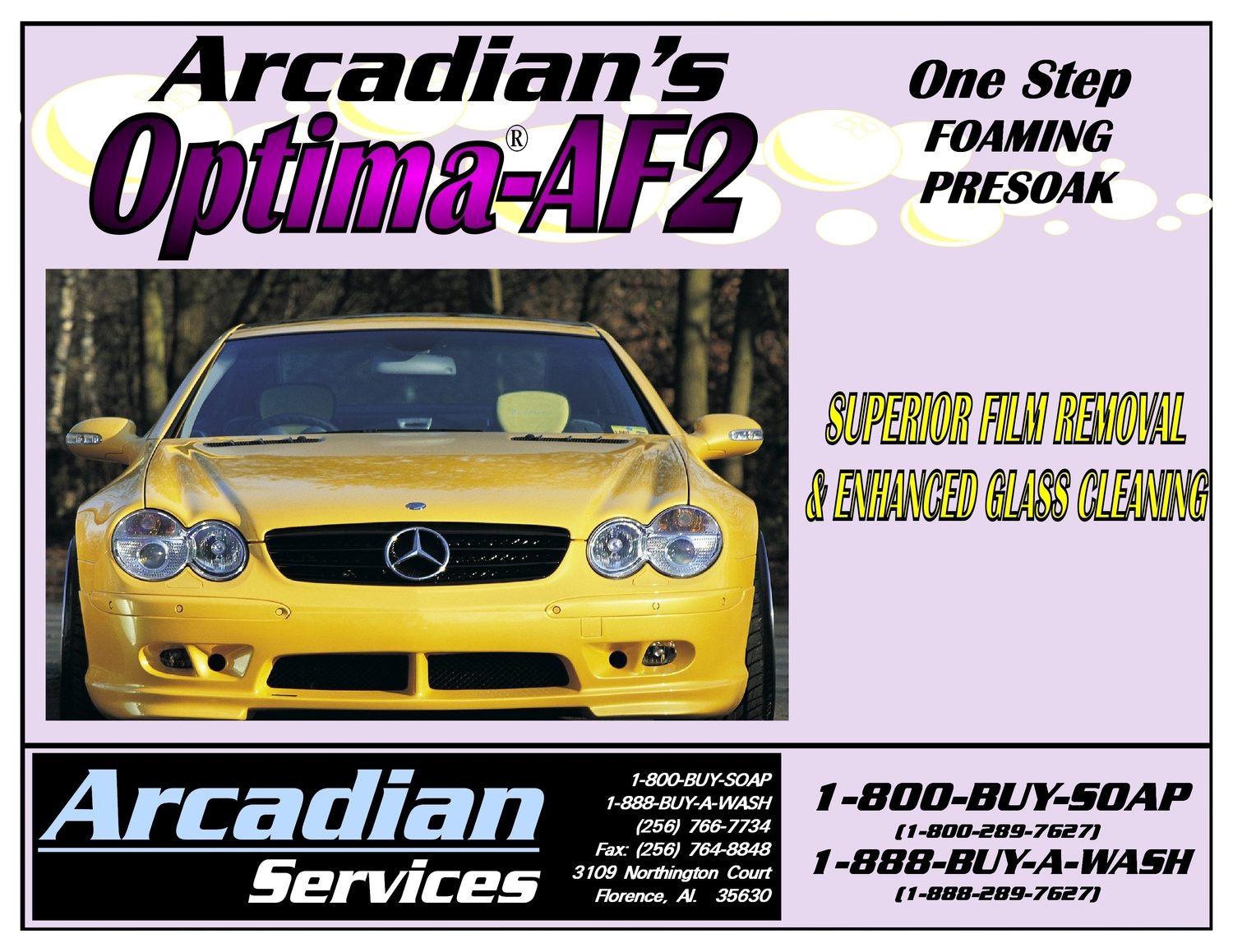 Optima® AF2 - Low cost Liquid Presoak | Arcadian Services
