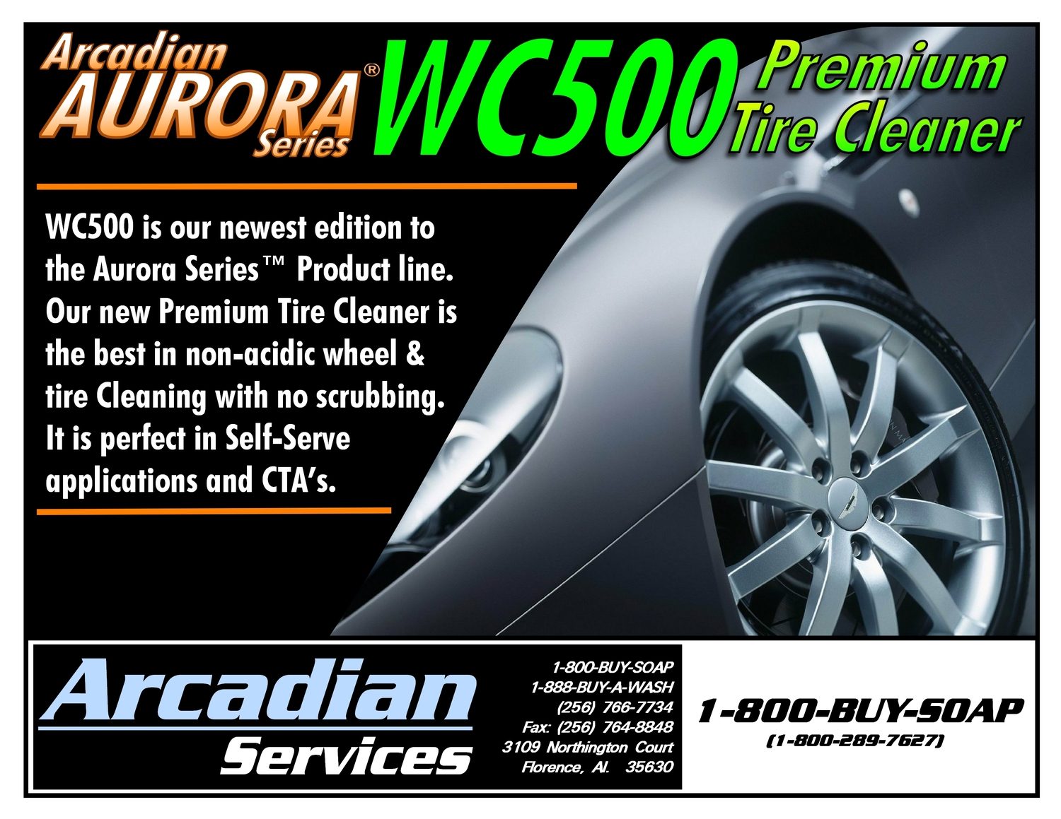 Aurora® Series WC500™ - Arcadian Services