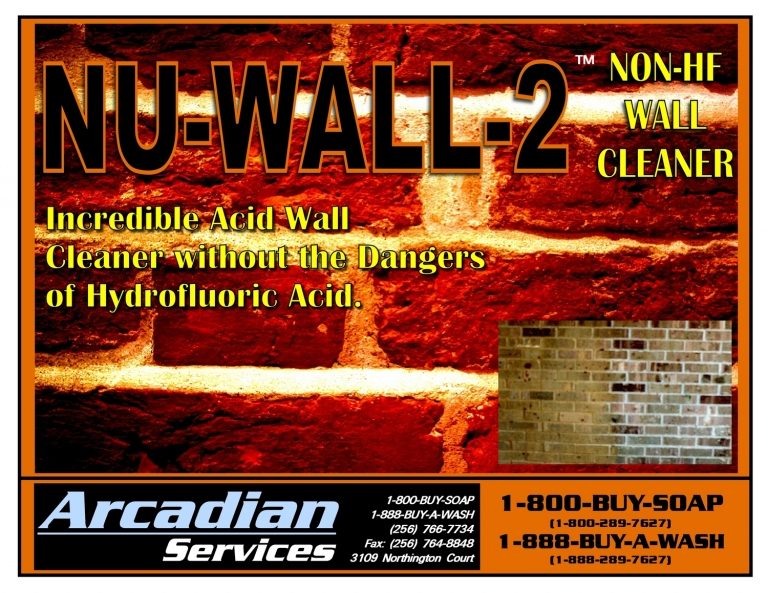 Nu-Wall™ 2- HF Free Wall Cleaner | Arcadian Services