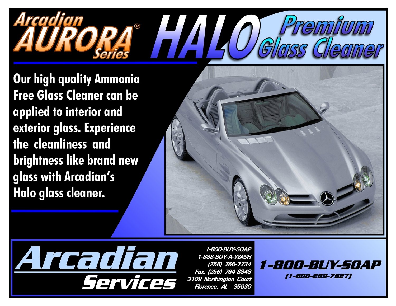 Halo - Glass Cleaner Concentrate | Arcadian Services